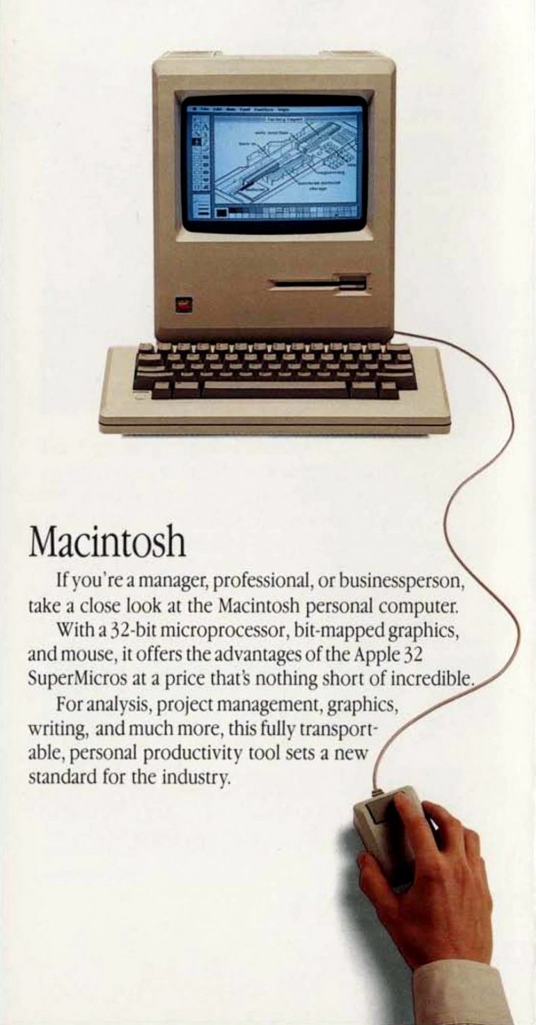 When Apple introduced the Macintosh personal computer in the 80s, here ...