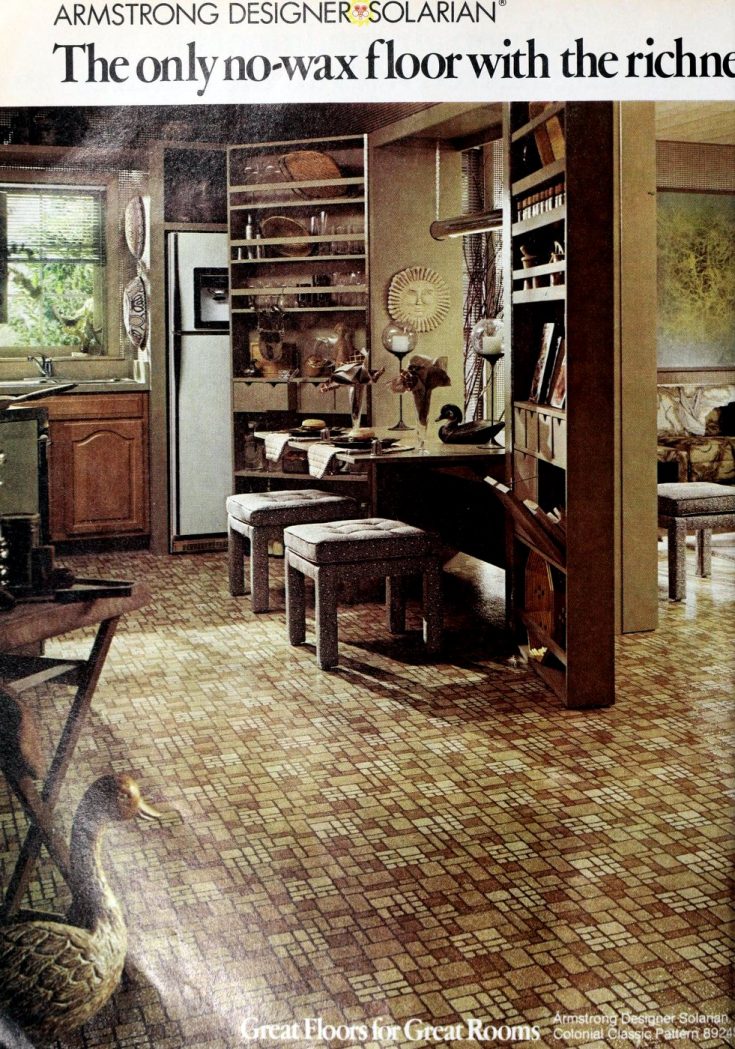 Get down with 70 groovy vintage vinyl floors from the '70s & '80s ...