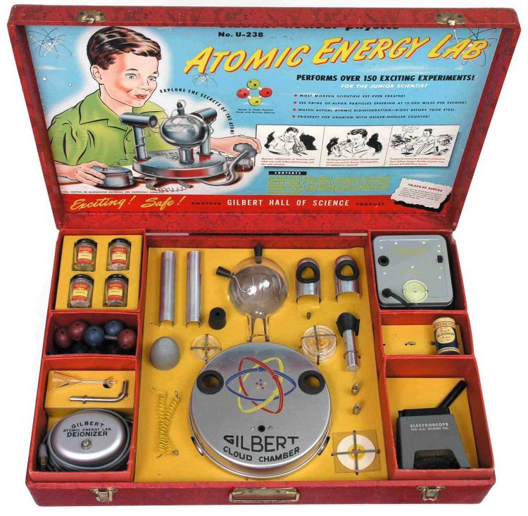 This Atomic Energy Lab kit toy was actually a thing for kids in the 50s ...