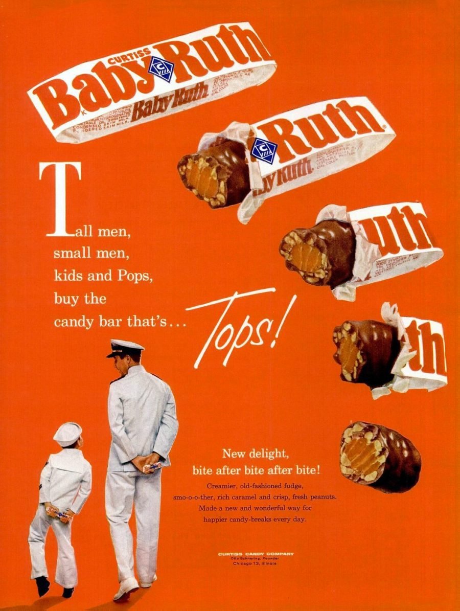 Baby Ruth candy bars & chocolates, the way they used to be years ago ...