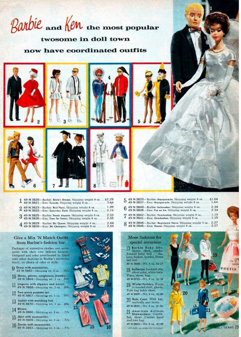 Vintage Barbie's evolution: See dozens of dolls, fashions, playsets ...