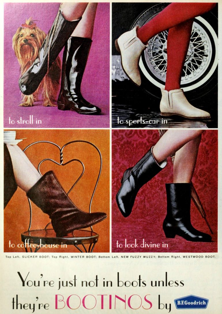 Go-go boots & mod stretch vinyl boots were super trendy women's ...