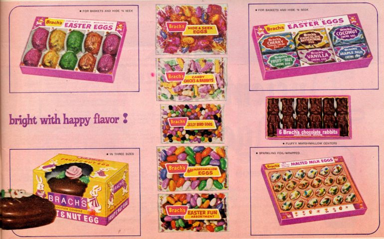 How much did you love this Brach's Easter candy from the 60s? Bunnies, chicks, chocolate eggs ...