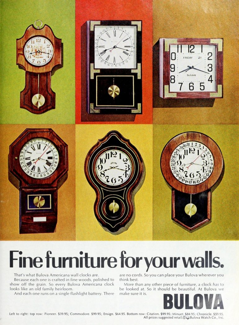 48 retro wall clocks in traditional & modern designs from the 1950s ...