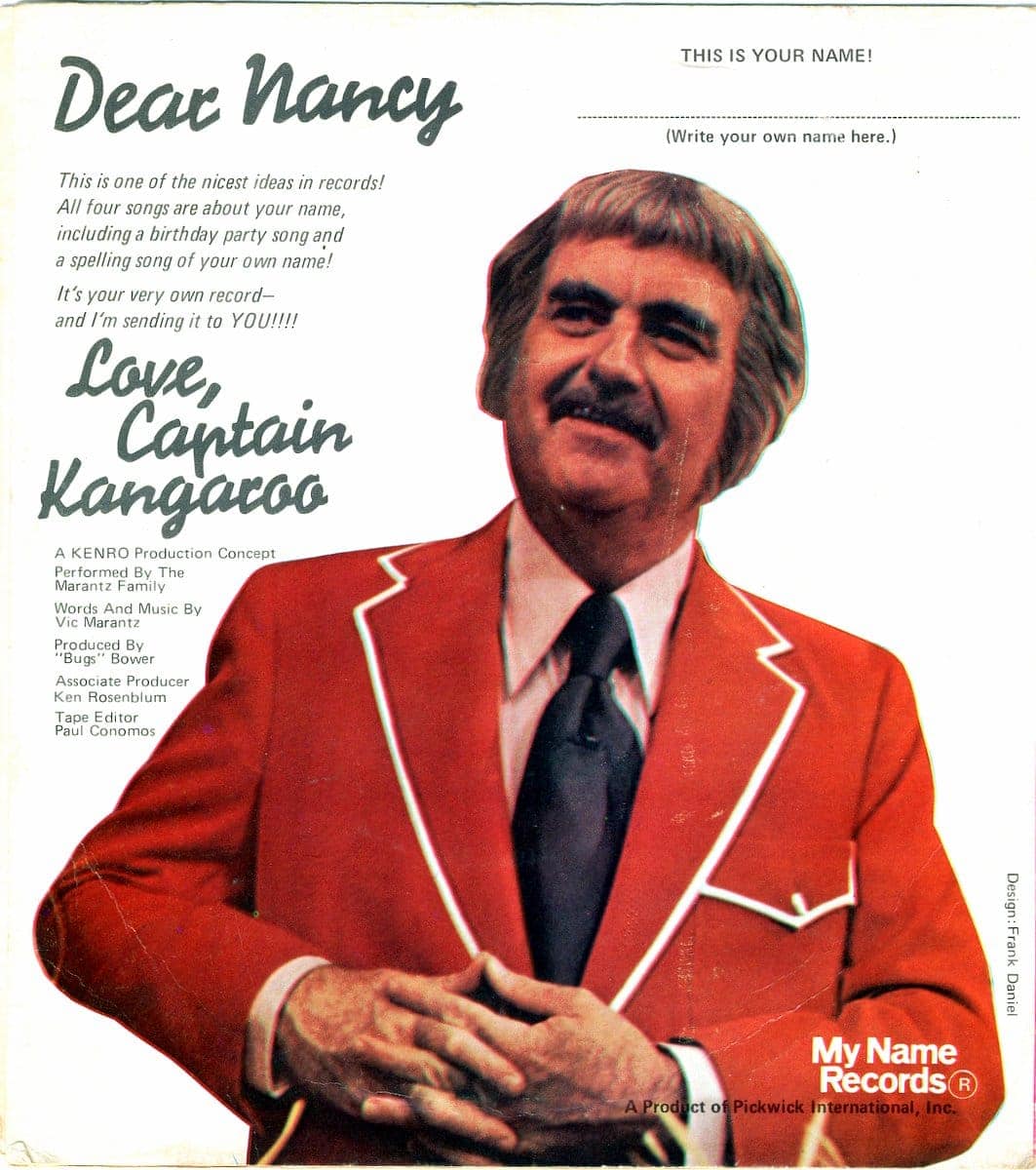 Remember 1970s Captain Kangaroo songs personalized with your name ...