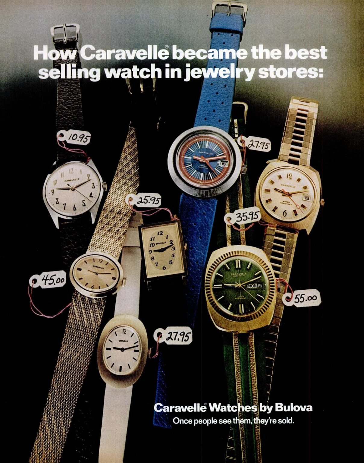 Vintage 1970s watches for men, women & kids in up-to-the minute styles ...