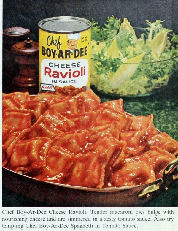 Vintage Chef Boy-Ar-Dee: America's convenient spin on Italian food ...