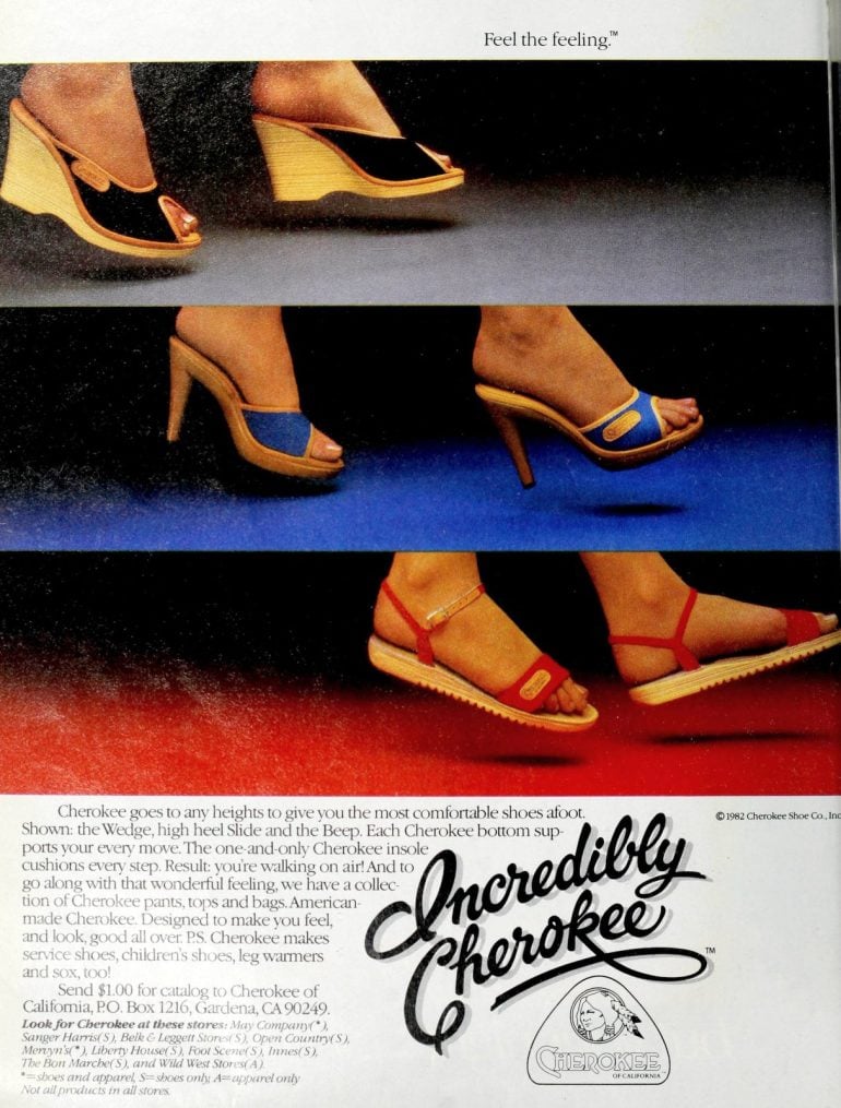 80s Cherokee shoes & clothing styles that we used to love - Click Americana