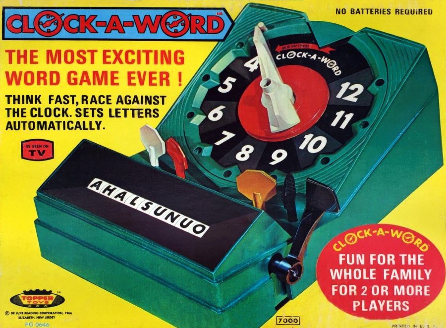 Remember the vintage Clock-A-Word game from the 1960s? - Click Americana
