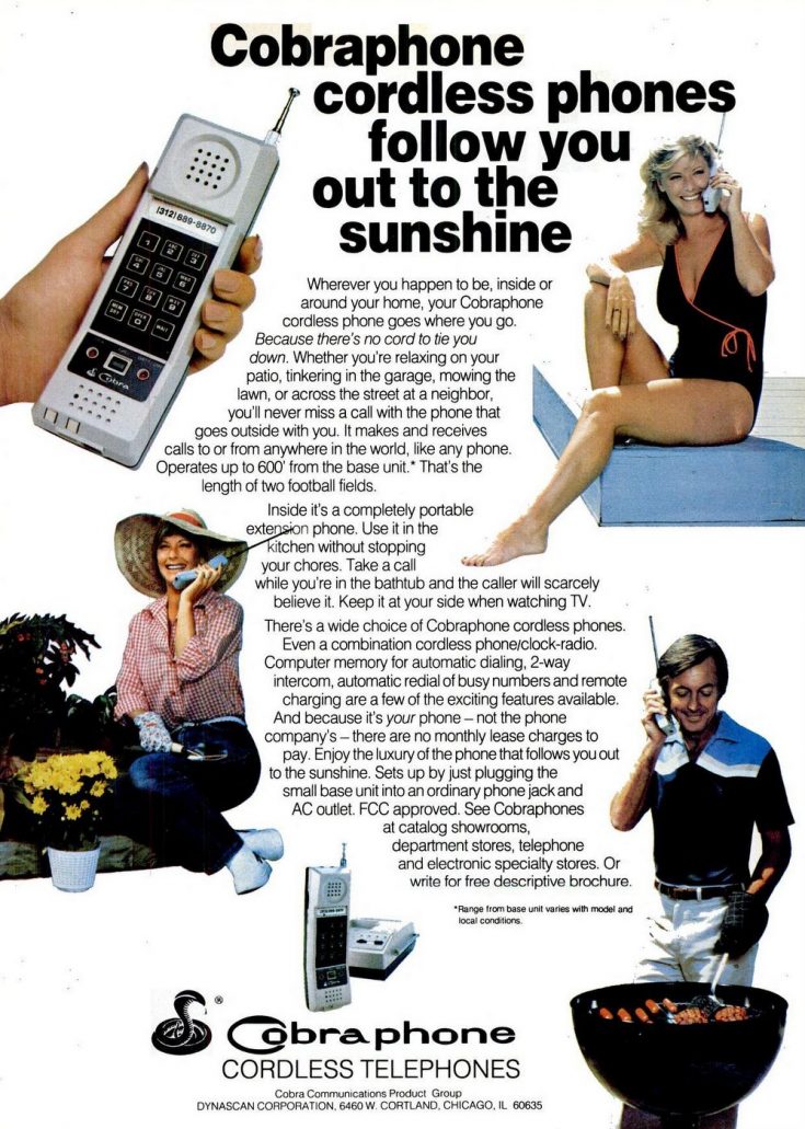 Vintage 1980s cordless phones seemed like magic & completely changed ...