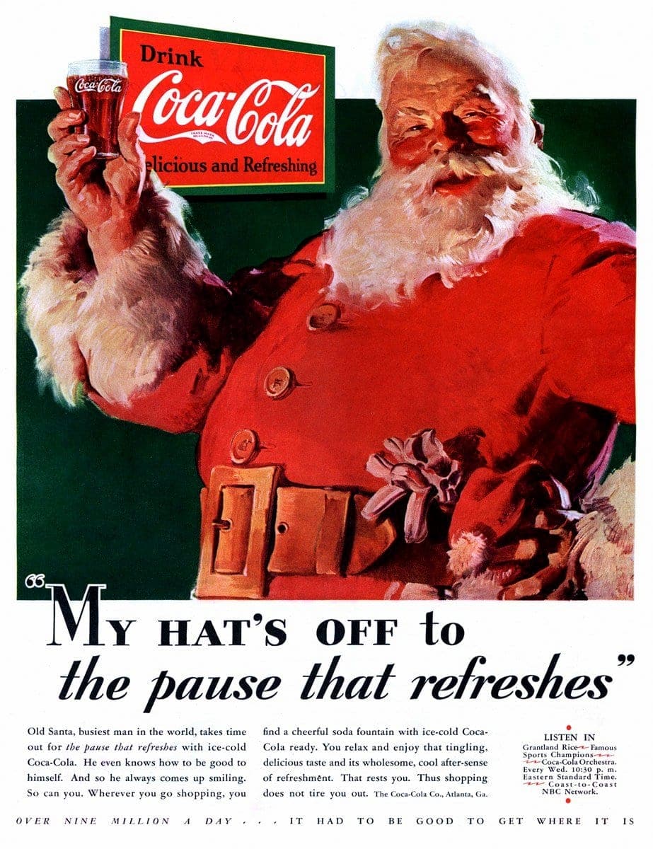 12 vintage Coca-Cola Christmas ads, starring Santa Claus (1931-1963 ...