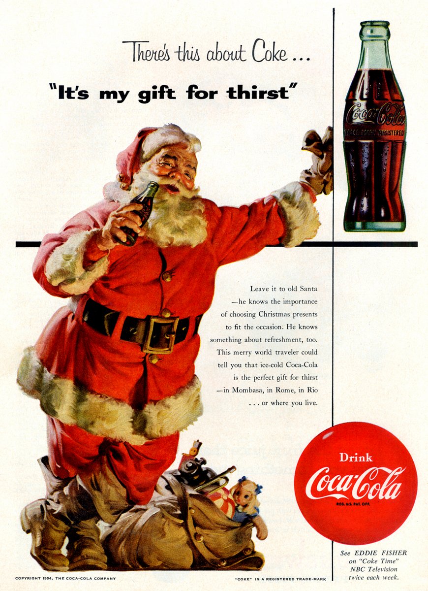 12 vintage Coca-Cola Christmas ads, starring Santa Claus (1931-1963 ...