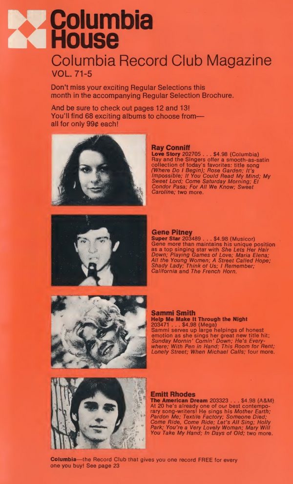 How Columbia House & other mail-order record clubs sold vinyl albums ...