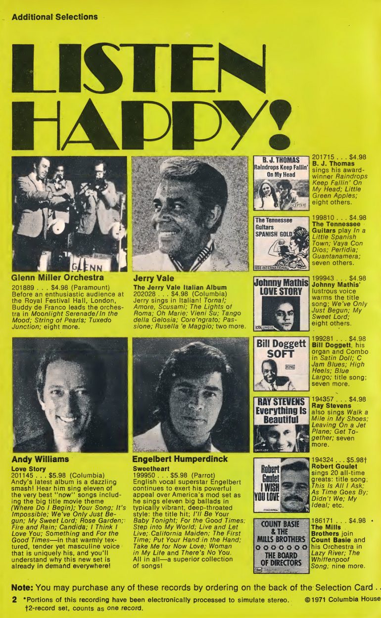 How Columbia House & other mail-order record clubs sold vinyl albums ...