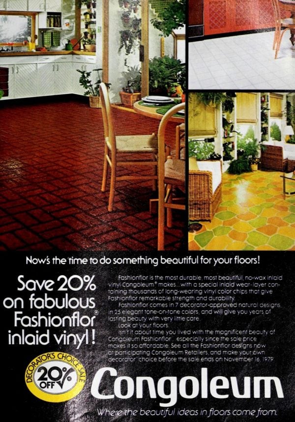 Get down with 70 groovy vintage vinyl floors from the '70s & '80s ...