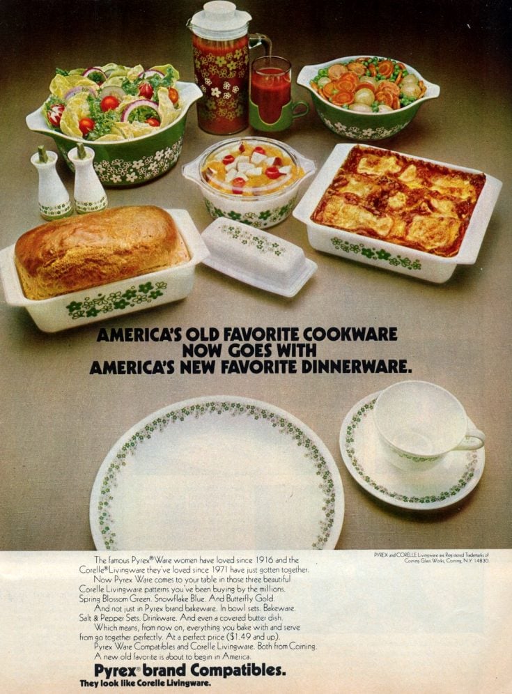 Vintage Corelle dishes from the 70s & 80s are plates full of memories ...