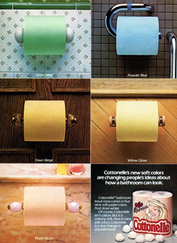 Remember retro toilet paper that had colors & patterns? - Click Americana