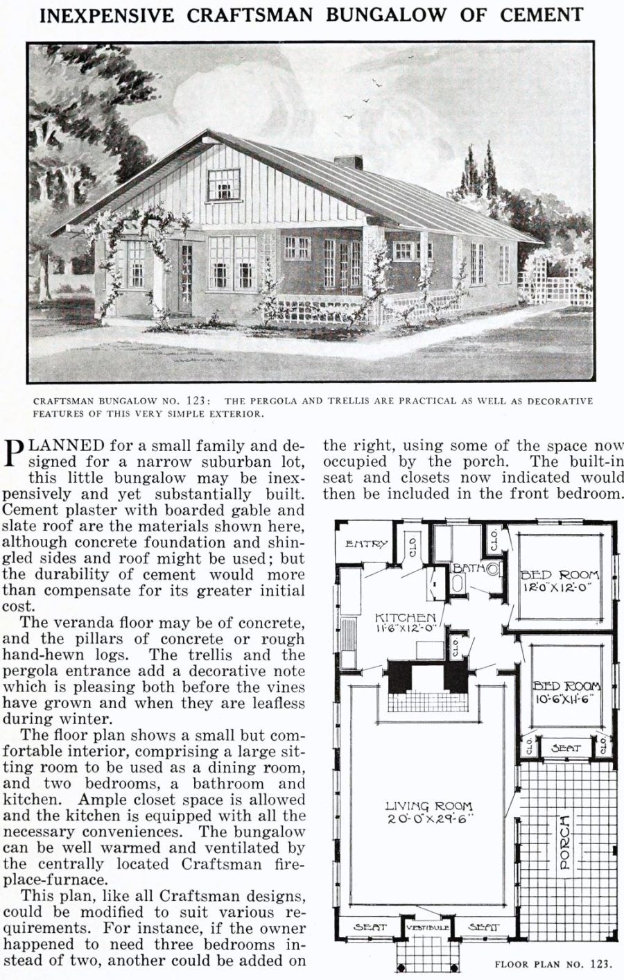 These 26 gorgeous vintage Craftsman house plans will make you want to ...