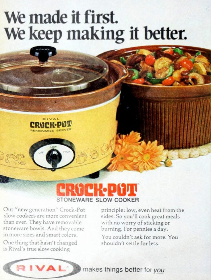 Vintage Crock-Pot Slow Cookers from the 70s & 80s changed the game for ...