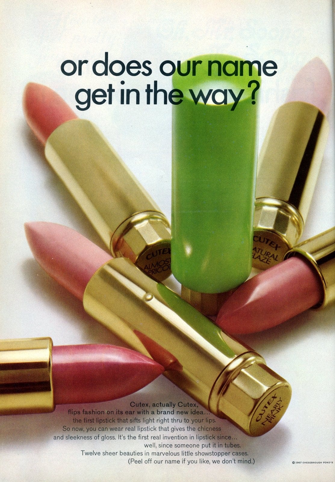 Lip colors & vintage lipsticks from the '60s - Click Americana