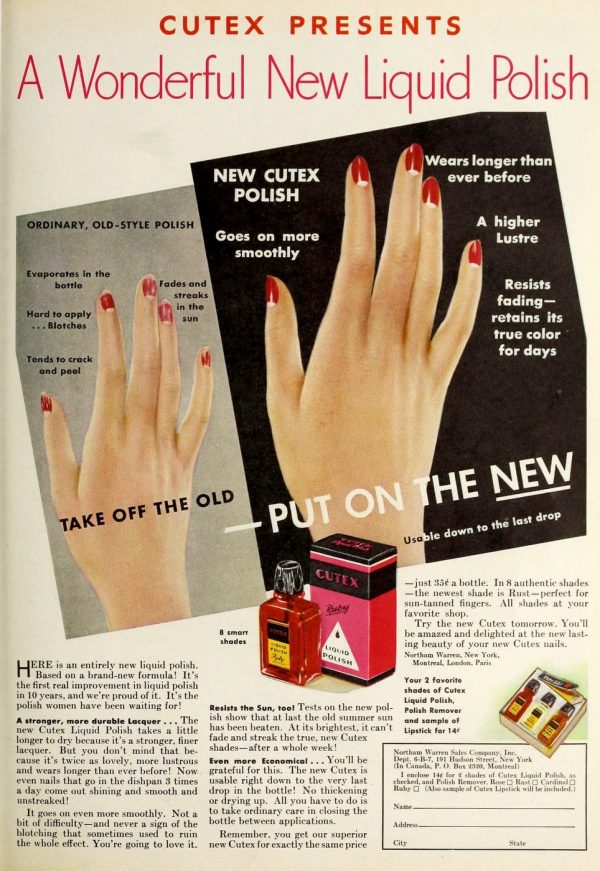 See top vintage nail polish colors & retro brands - Click Americana