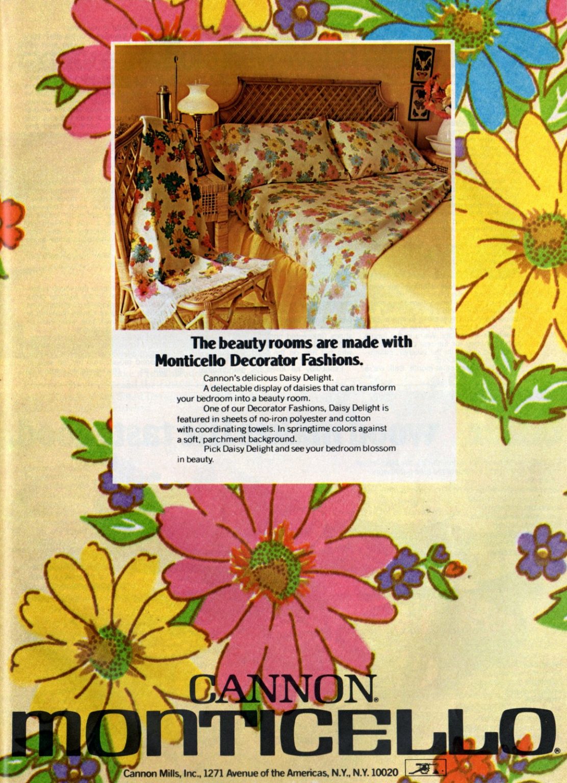 Retro 1970s sheet sets with bright & bold colors and bonus flower power ...