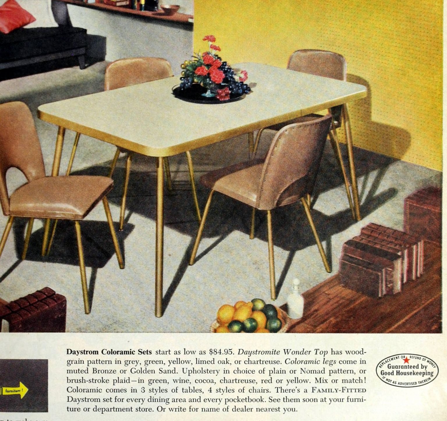 50 compact vintage dining room sets from the 40s & 50s with that ...