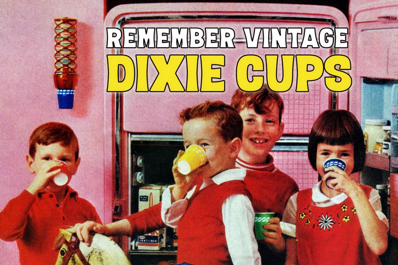 Vintage Dixie cups: See retro designs & dispensers, plus get the ...