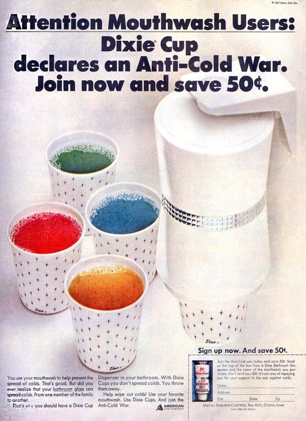 Vintage Dixie cups: See retro designs & dispensers, plus get the ...