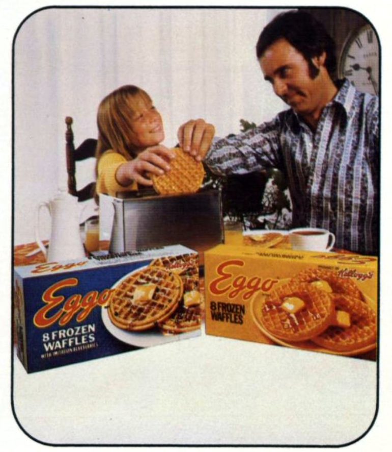 Popular frozen waffles from the 20th century - Click Americana