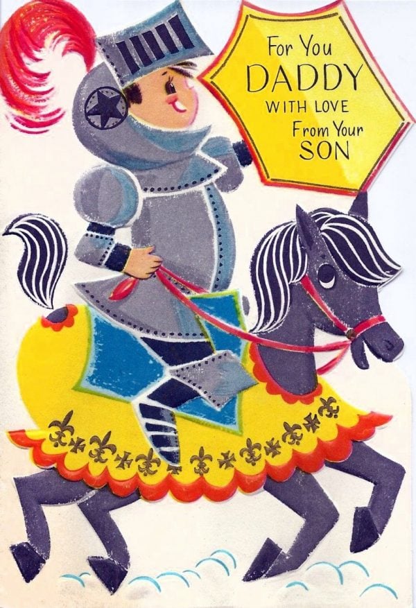 See a dozen adorable & sweet vintage Father's Day cards from the 50s ...
