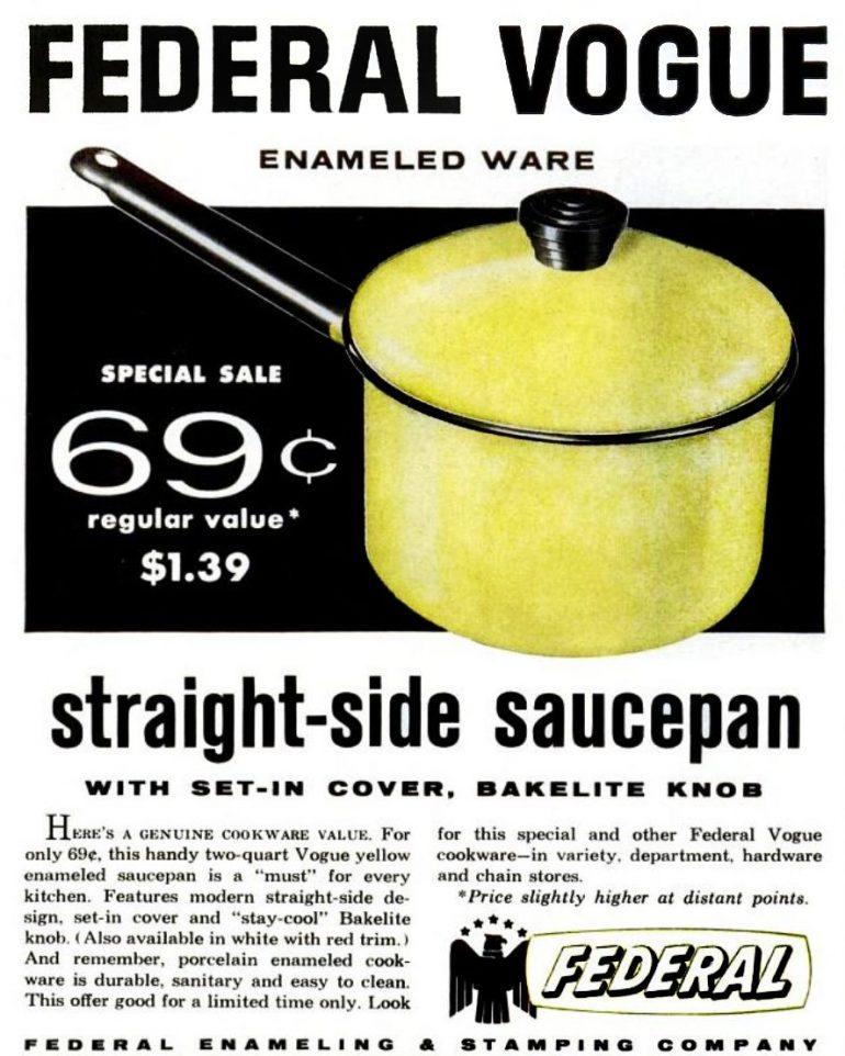 Hot stuff! Vintage 1950s saucepans & kitchenware in popular retro ...