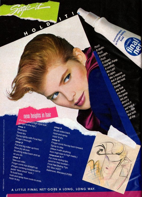 80s hairspray brands: The key to that retro big hair look - Click Americana