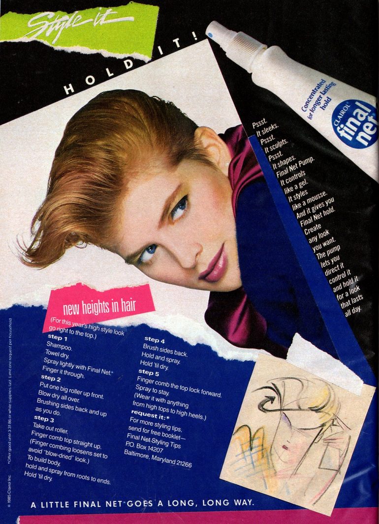 80s hairspray brands: The key to that retro big hair look - Click Americana