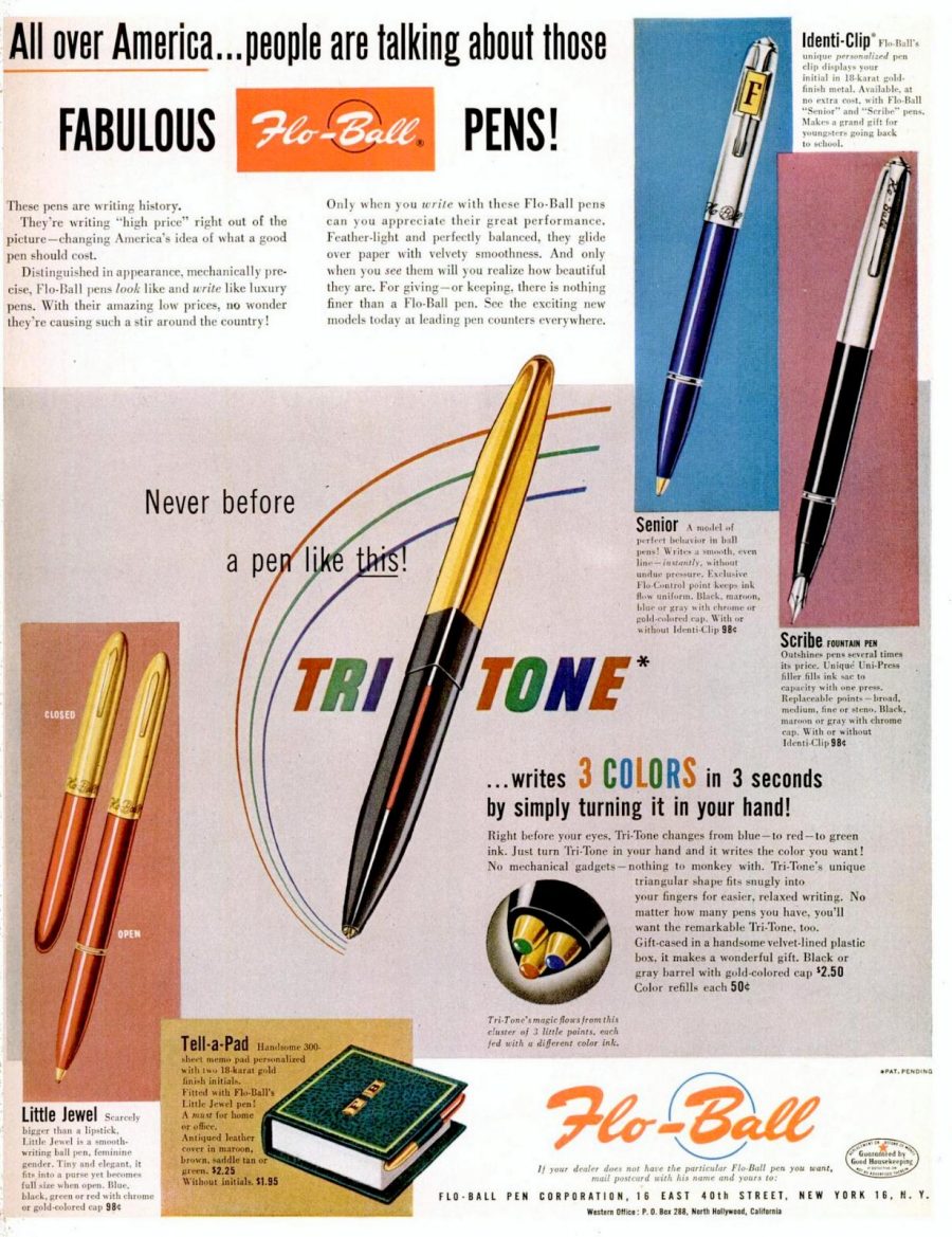 Vintage ballpoint pens - from Sheaffer, Parker, Bic, Paper-Mate ...