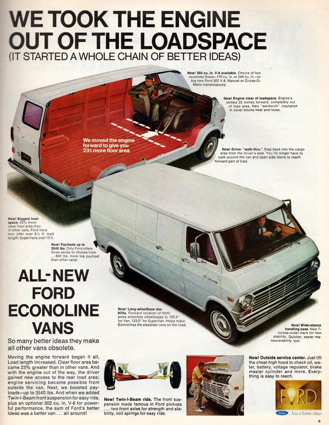 Vintage Ford Econoline vans from the '60s - Click Americana