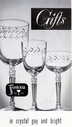 Vintage Fostoria glass: 100+ gorgeous patterns, colors & styles of the ...