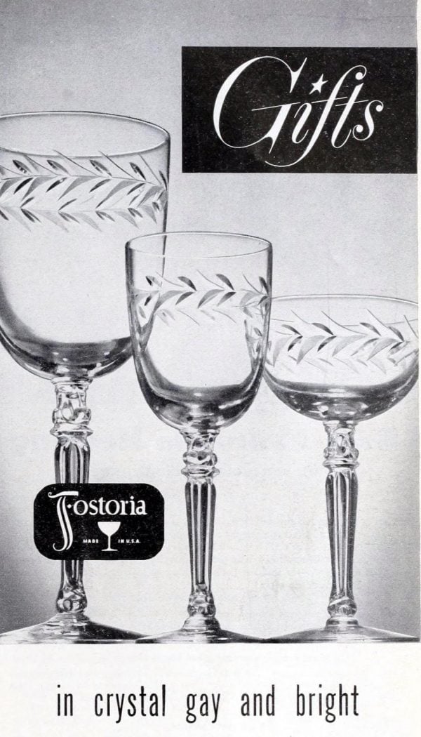 Vintage Fostoria glass: 100+ gorgeous patterns, colors & styles of the ...