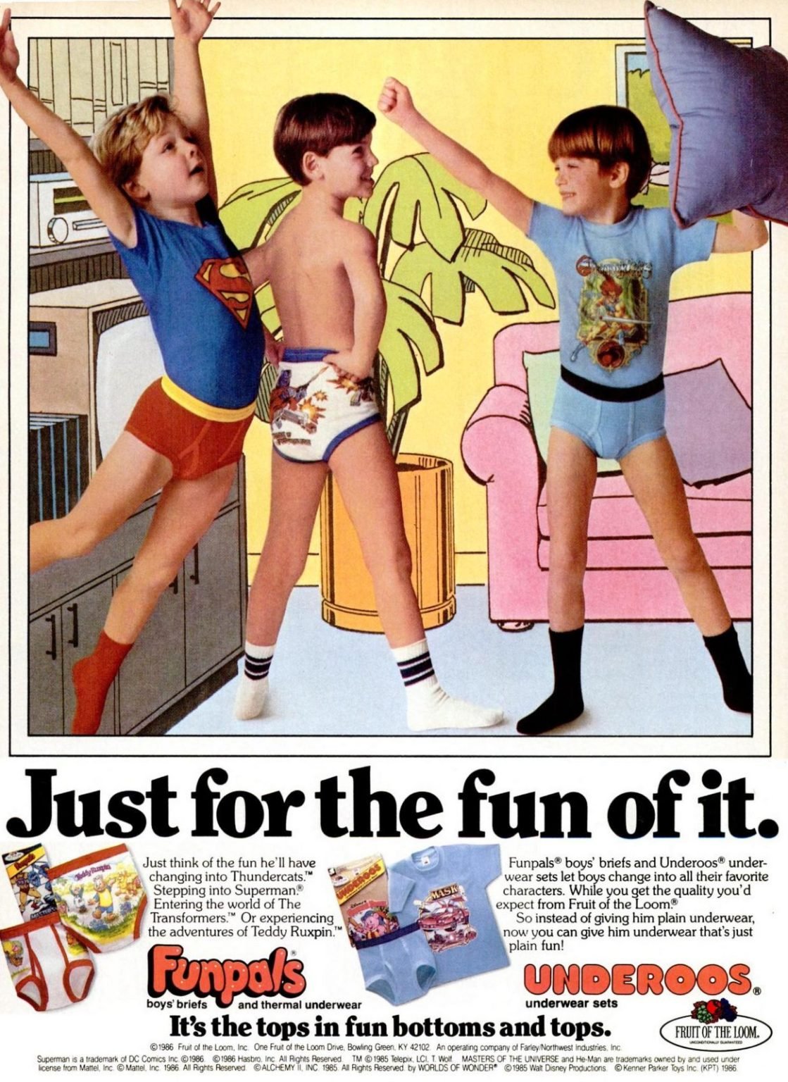 Underoos made boring old kids' underwear fun to wear in the 1970s & 80s ...