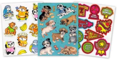 80s stickers: See dozens of popular vintage sticker rolls & sheets ...
