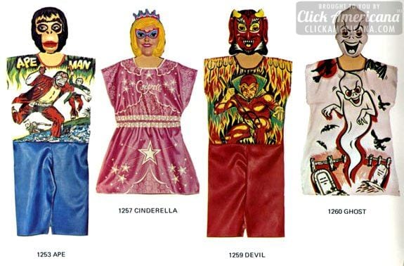 Boo! Vintage Halloween costumes from the 1970s - Click Americana