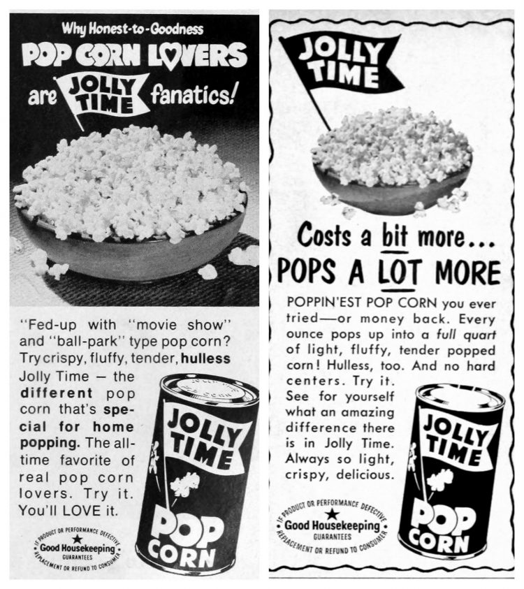 See how Jolly Time popcorn used to come in cans - Click Americana