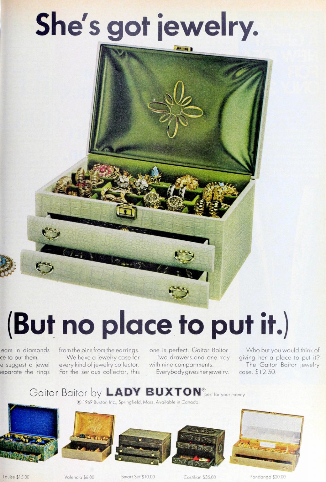 Peek inside vintage jewelry boxes, including some with spinning ...