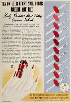 See top vintage nail polish colors & retro brands - Click Americana