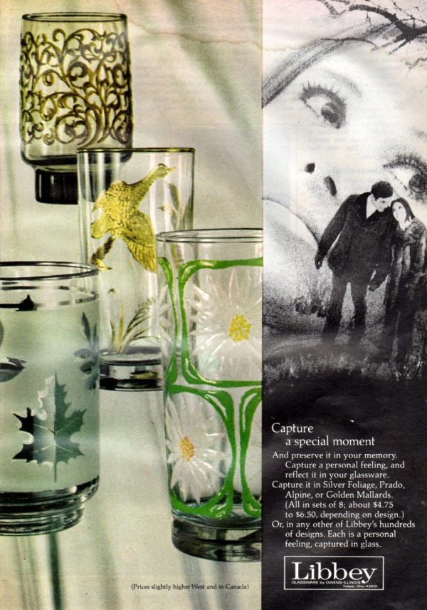 Remember 1970s Libbey glasses, with groovy retro patterns & styles ...