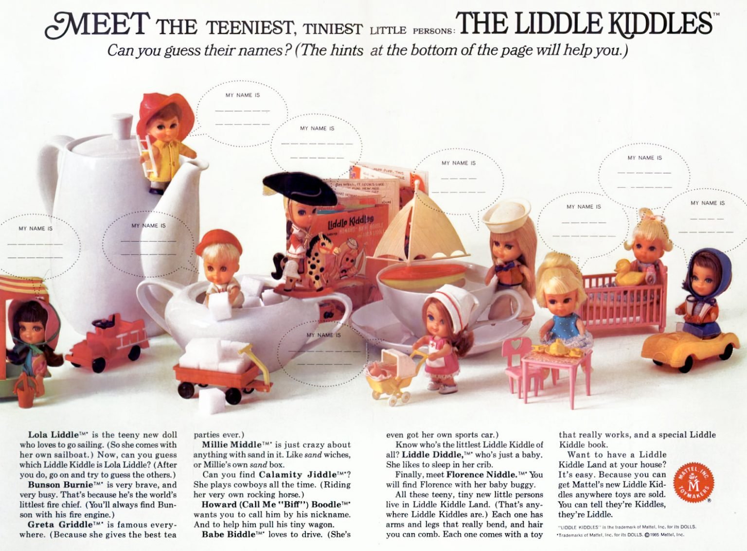 Liddle Kiddles dolls from the 60s & 70s were cute & fun, but ...