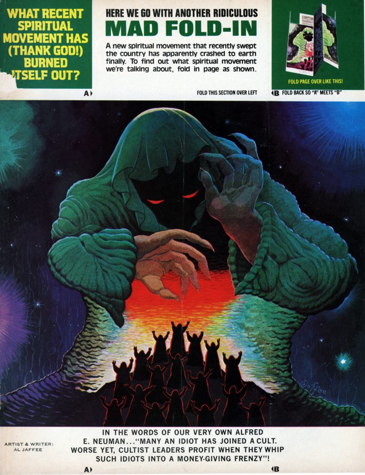 See 5 ridiculous vintage MAD magazine back page Fold-Ins, before ...