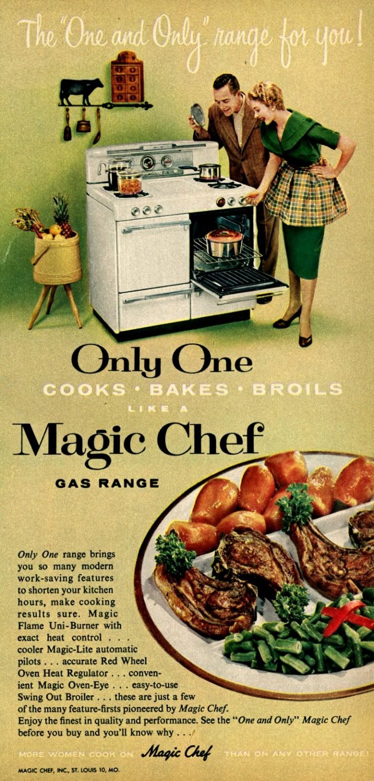 These 10 vintage gas ranges heated up 1950s kitchens with stylish flair ...