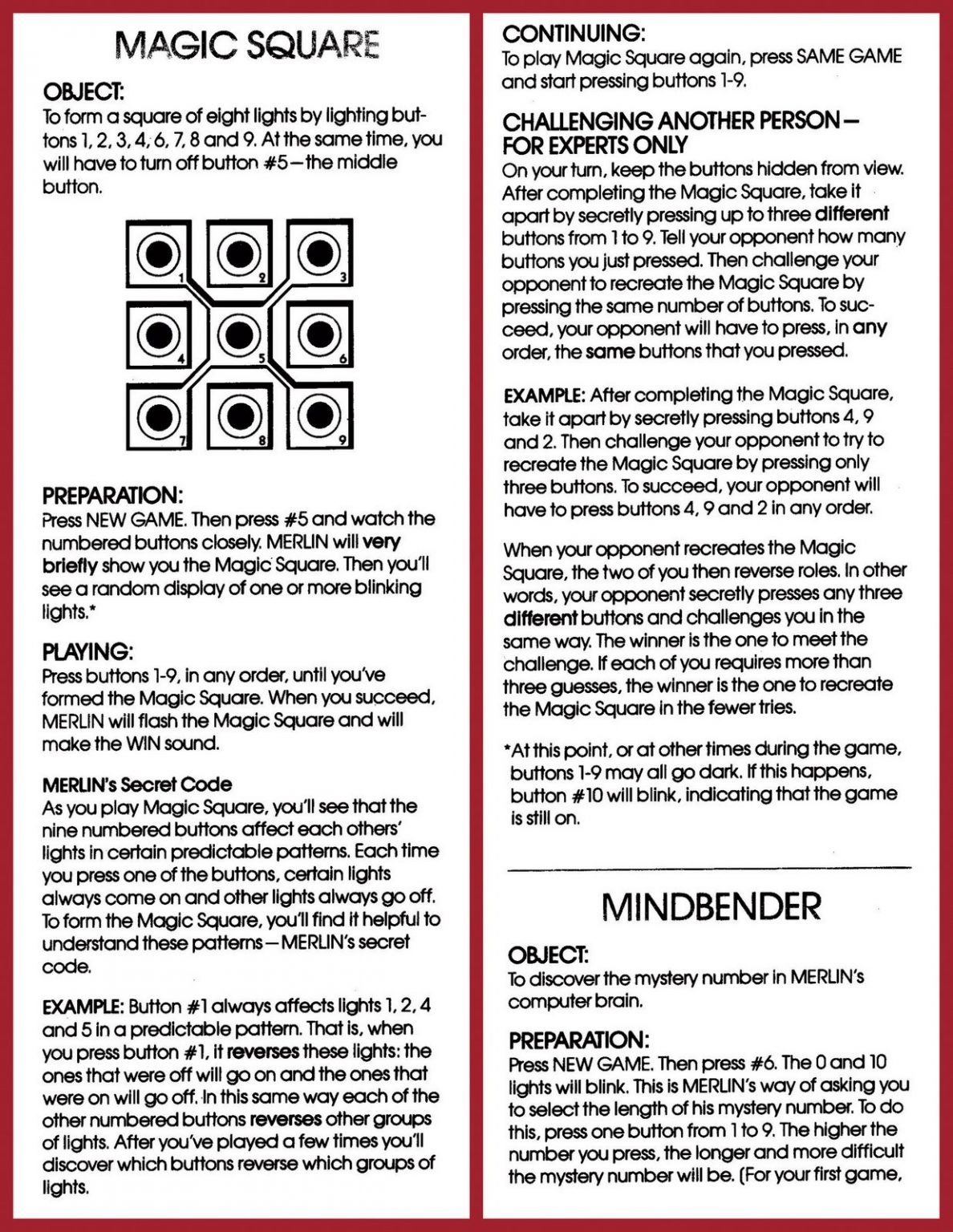 Remember Merlin, the retro electronic game that looked like a phone ...
