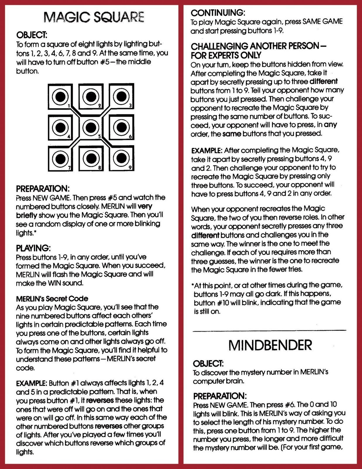 Remember Merlin, the retro electronic game that looked like a phone ...